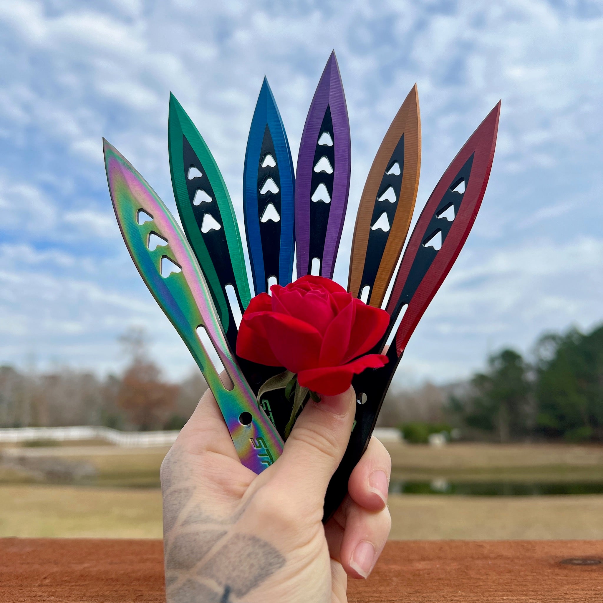 Order 6 Piece Assorted Thrower Set Online | Blades For Babes