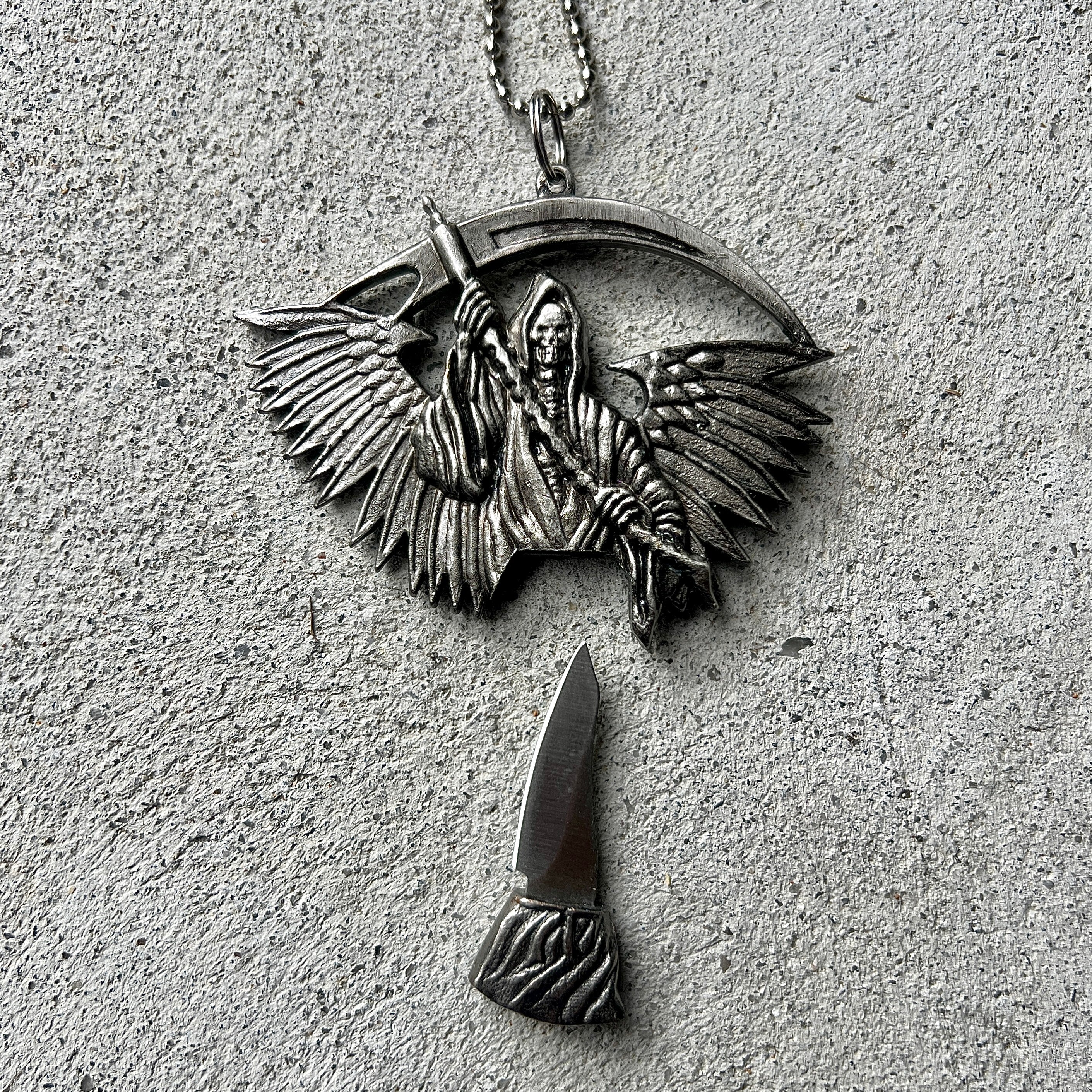 Grim Reaper Necklace Blade – Blades For Babes