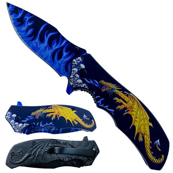 Dragon Invasion Folding Blade – Blades For Babes