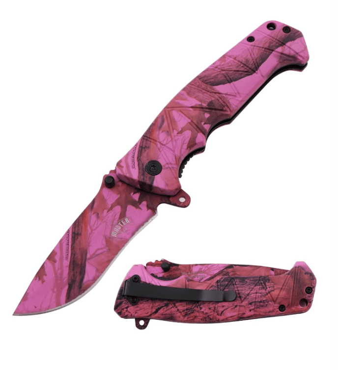 Pink Everything Spring Assisted Blade – Blades For Babes