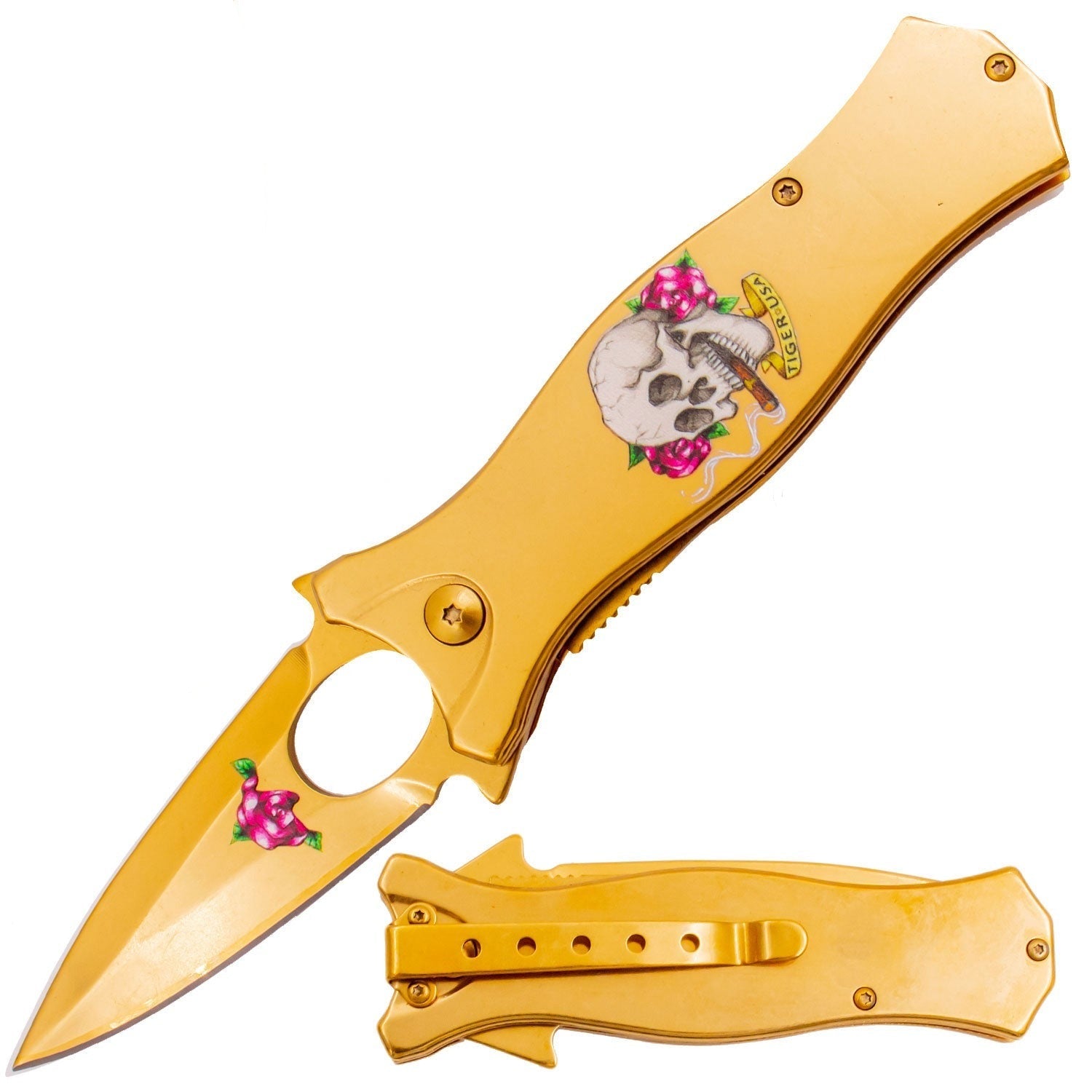 Smokin' Skull Golden Blade – Blades For Babes