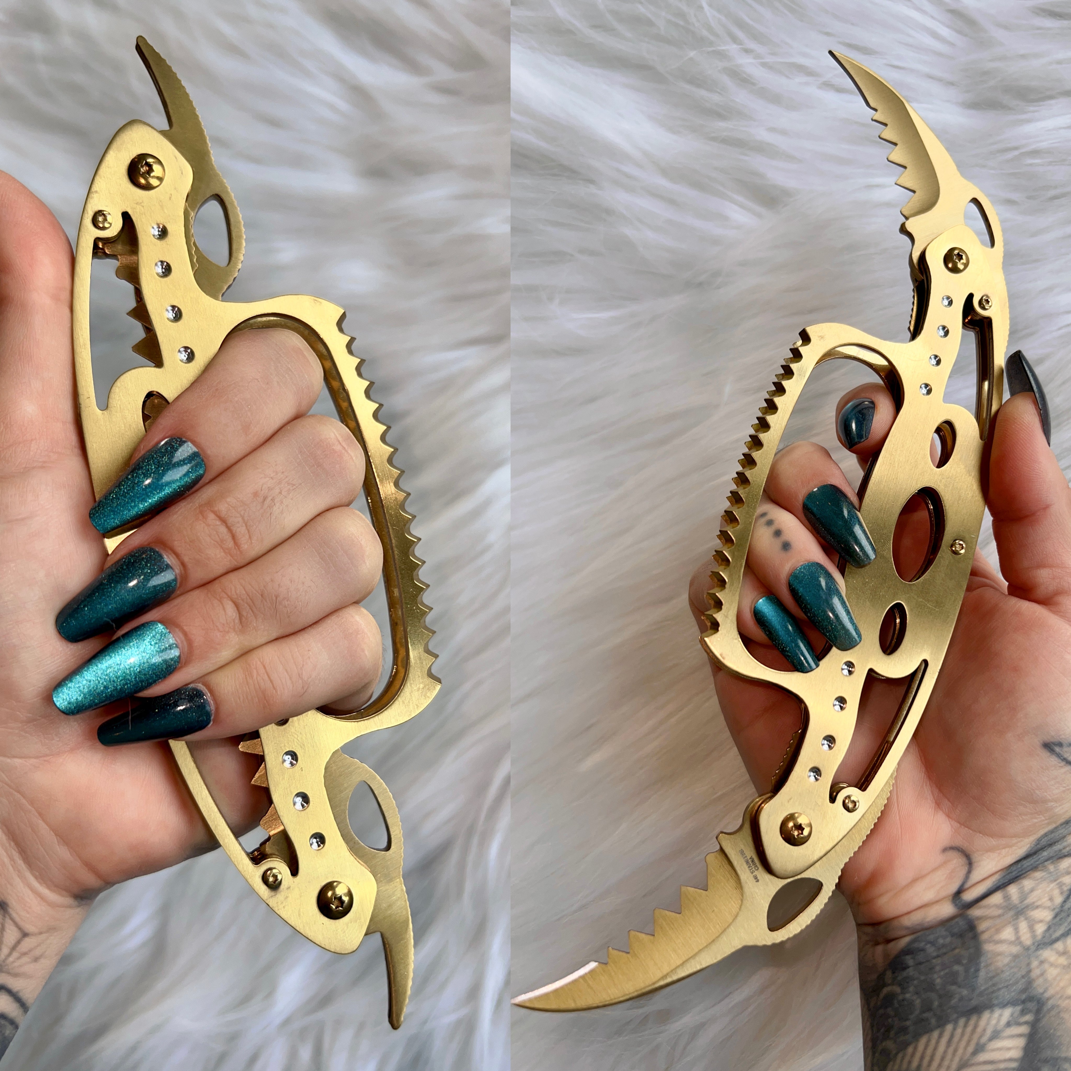 Sakari Knuckle Dual Blade – Blades For Babes