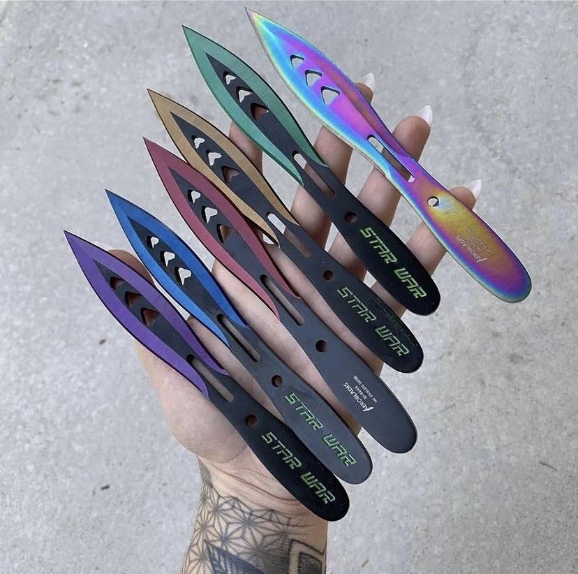 Order 6 Piece Assorted Thrower Set Online | Blades For Babes