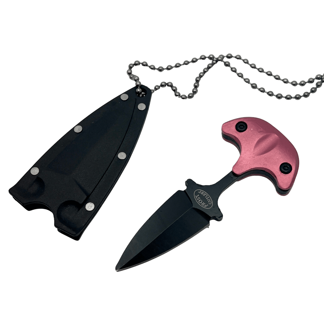 Pink Dagger Necklace – Blades For Babes
