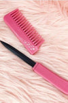 Get Pink Comb Knife Online From Blades For Babes