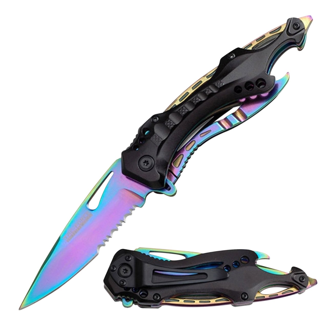 Buy Rainbow Blade Pocket Knife - The Gentlemen Knife – Blades For Babes